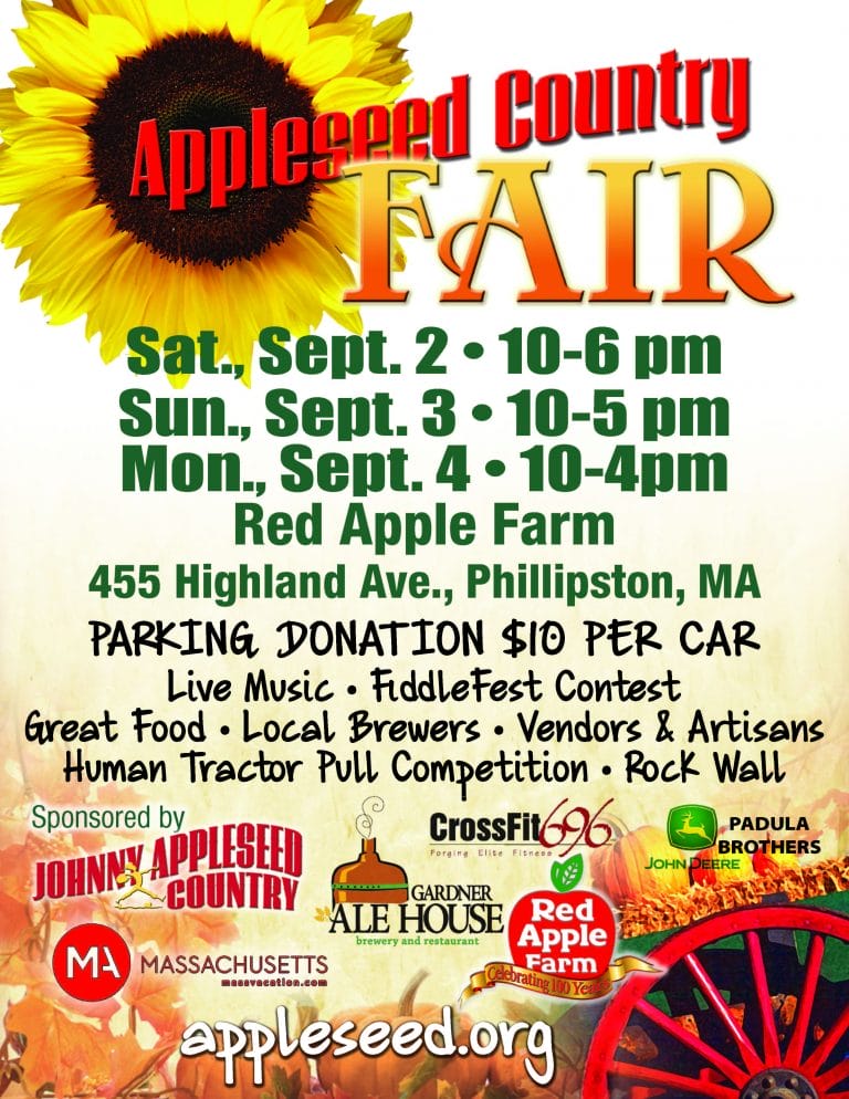 6th Annual Appleseed Country Fair Scheduled for September 2, 3 and 4 ...