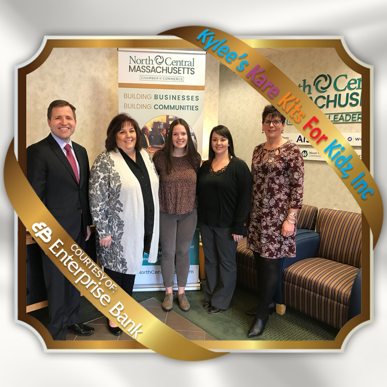 Enterprise Bank Gifts Chamber Membership to Kylee's Kare Kits for Kidz ...