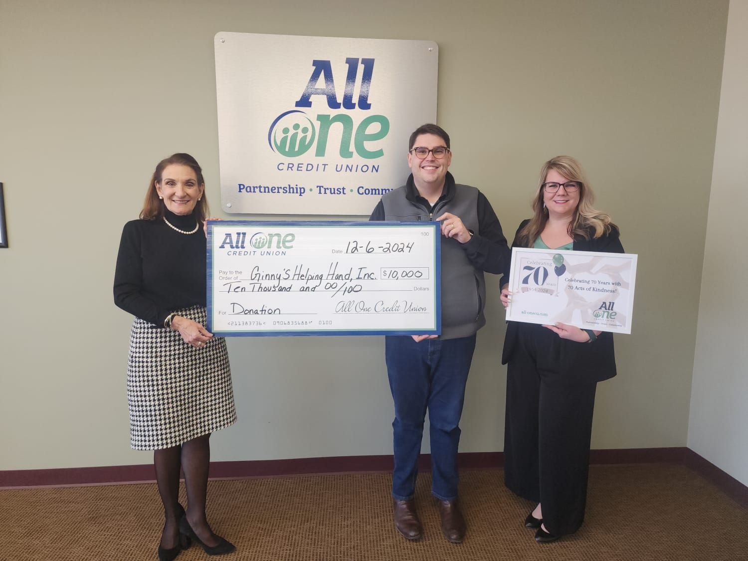 All One Credit Union Honoring 70 Years in Business » North Central ...