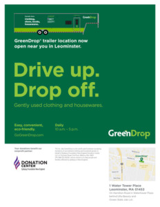 GreenDrop® Opens New Donation Center in Leominster » North Central ...