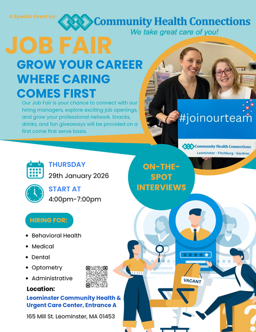 2026 Community Health Connections Hiring Event » North Central ...